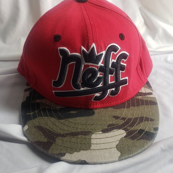 Neff | Accessories | Mens Daily Flat Billed Adjustable Snapback Hat ...